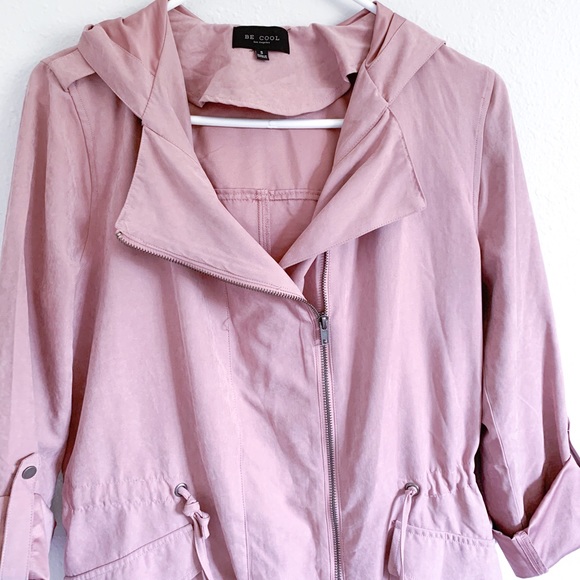BE COOL | Jackets & Coats | Be Cool Blush Pink Jacket | Poshmark